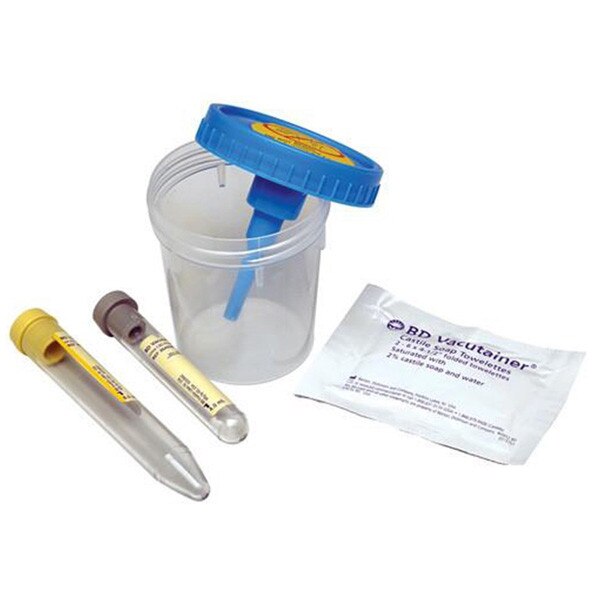 Urine Specimen Collection Vacutainer Kit 50 Per Box Medstat